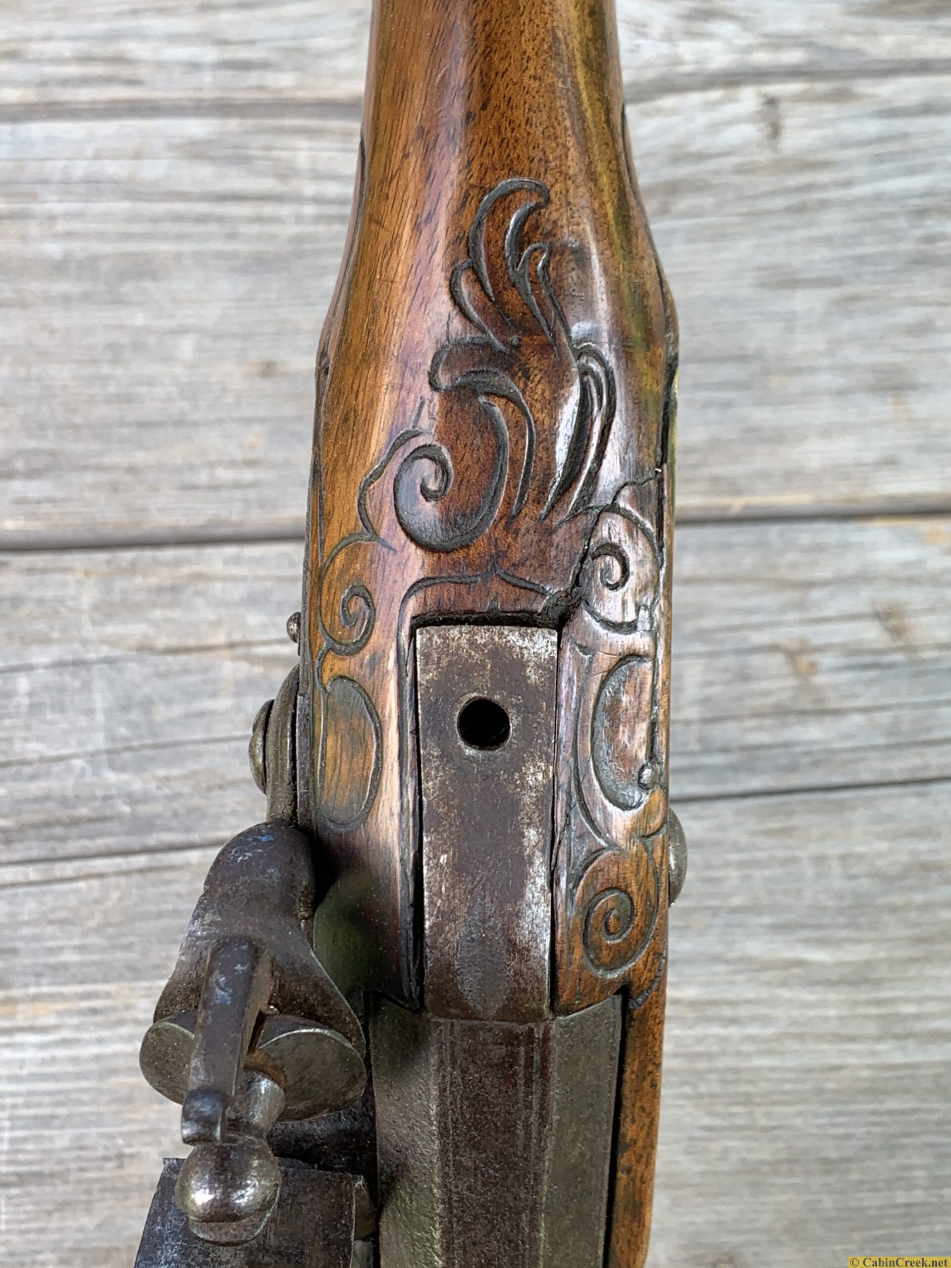 Antique German Flintlock Pistol – Cabin Creek Muzzleloading